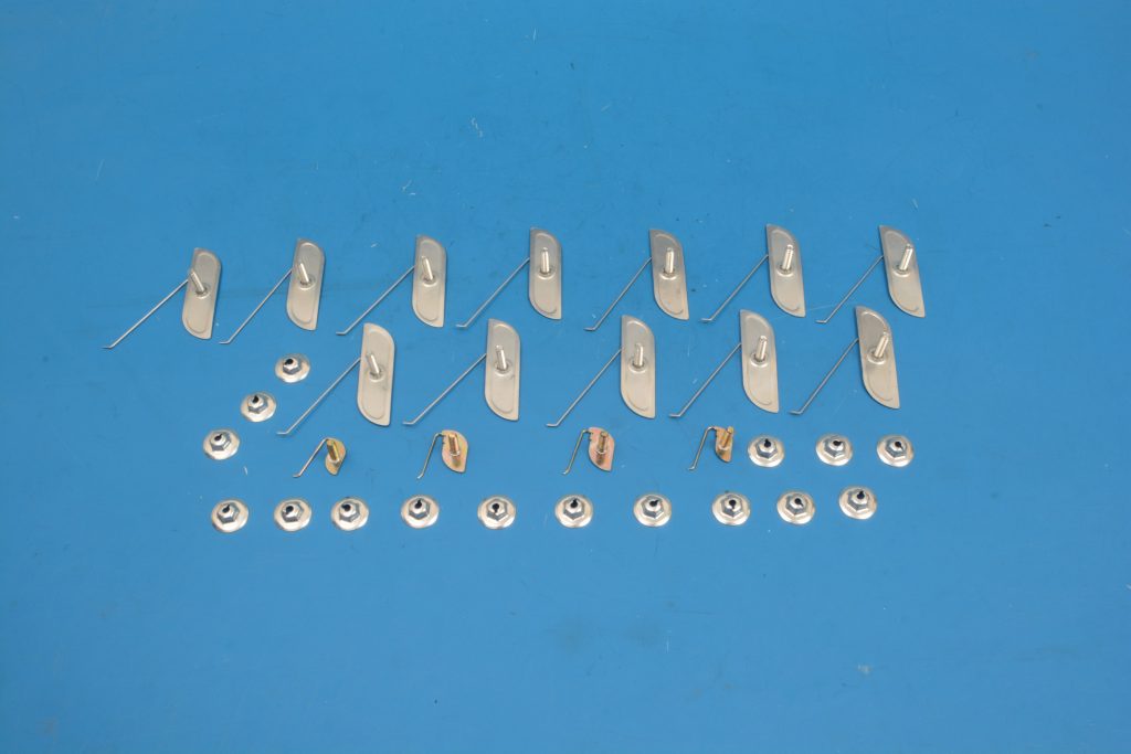 Chevy Front Fender Molding Clip Set, BelAir, 2-Door & 4-Door, 1959