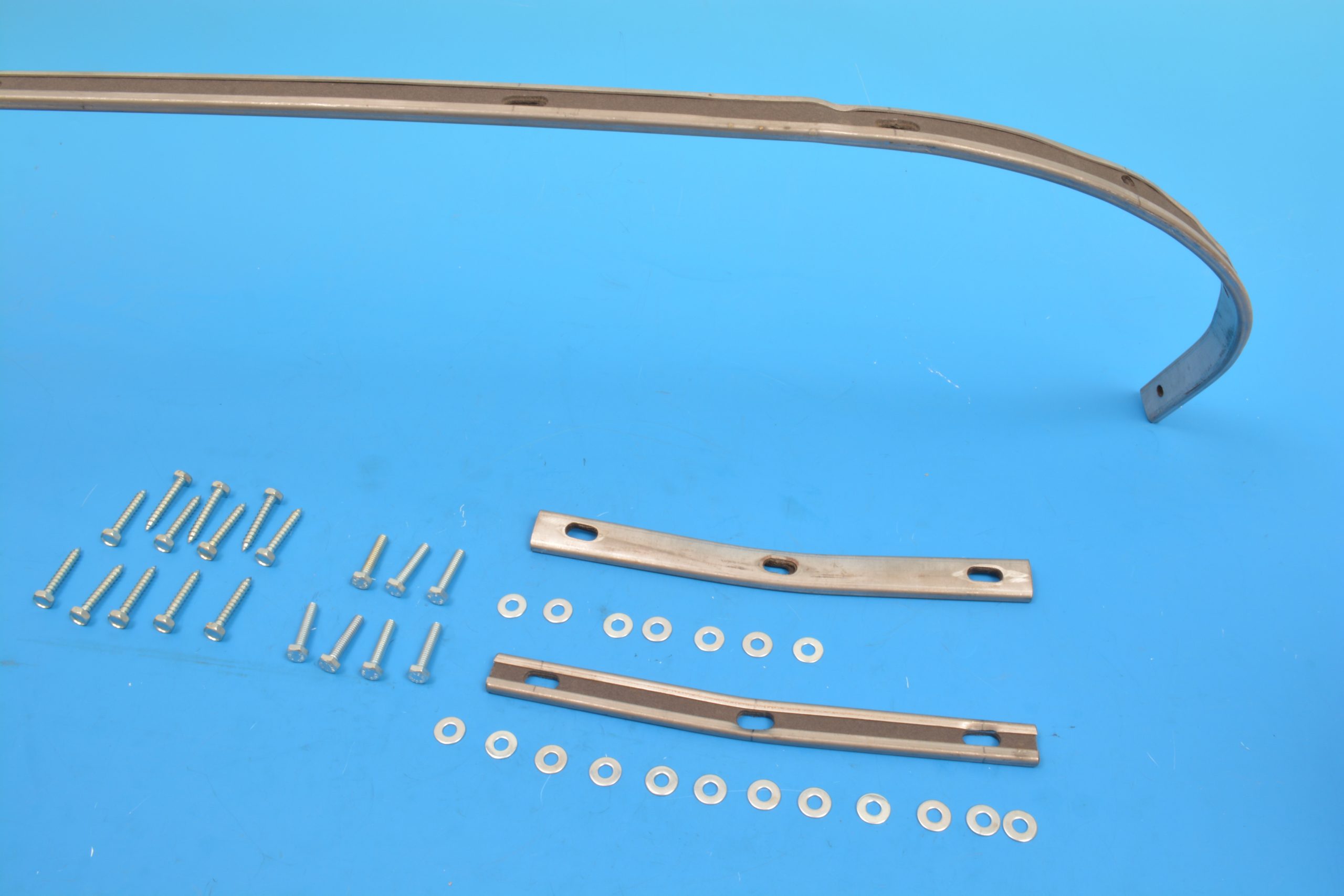 Chevy Convertible Top Rear Tack Rail, 1955-1957