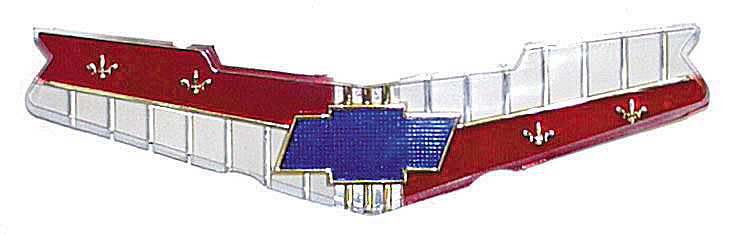Chevy Trunk Emblem, Plastic, Non-Wagon, 1959 - Bowtie Classic Parts ...