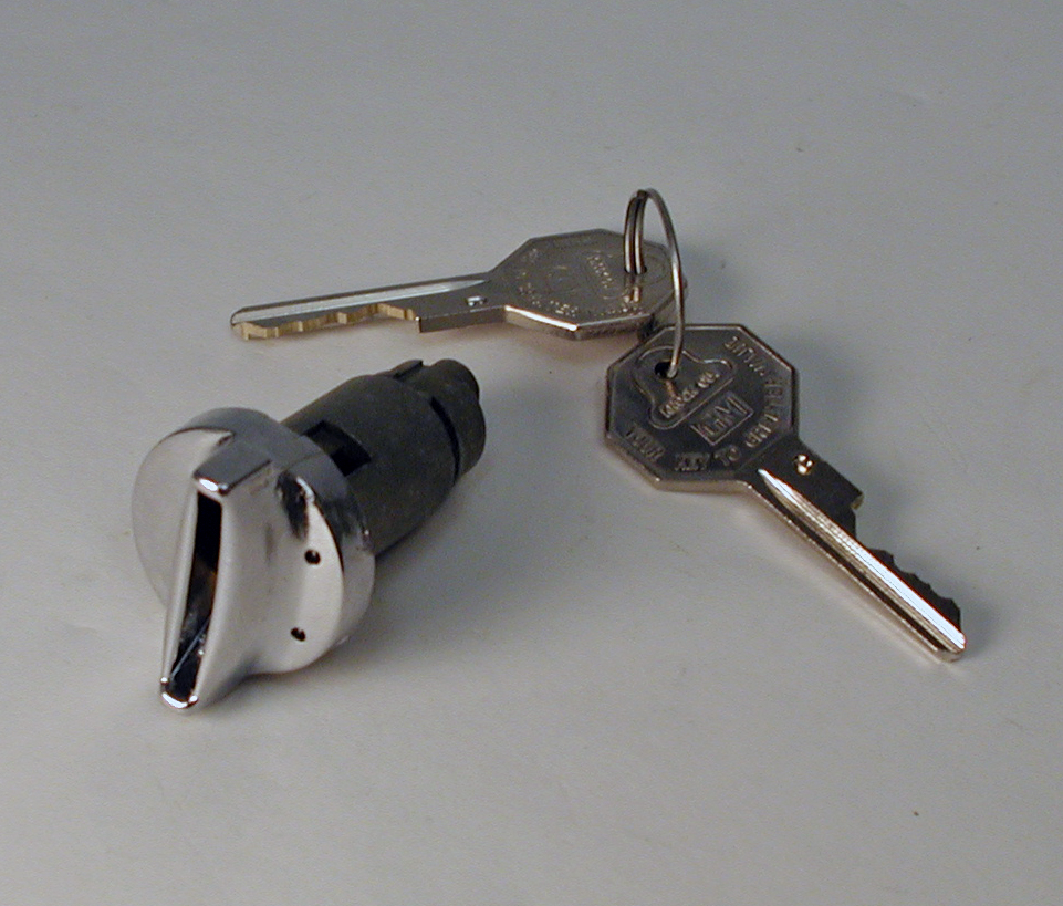 Chevy Ignition Lock Cylinder, Reproduction with Original style Keys ...