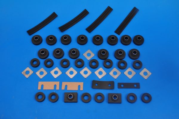 Chevy Body Mount Set, Sedan, Wagon & 4-Door Hardtop, 1955-1957 - Bowtie ...