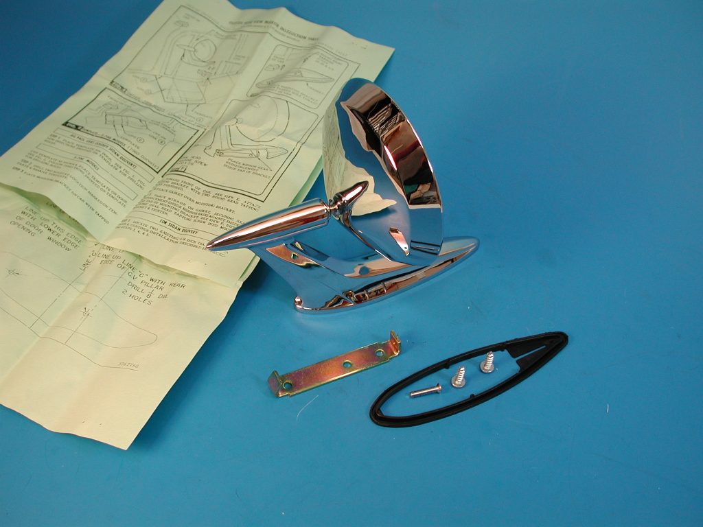 Chevy Outside Rear View Mirror, Replacement, 1959-1960