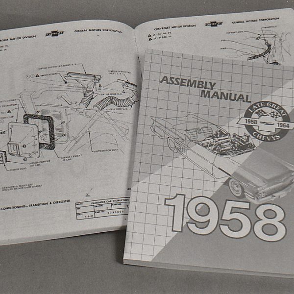 Factory Assembly Instruction Manuals for your 1955-1964 Classic Chevy